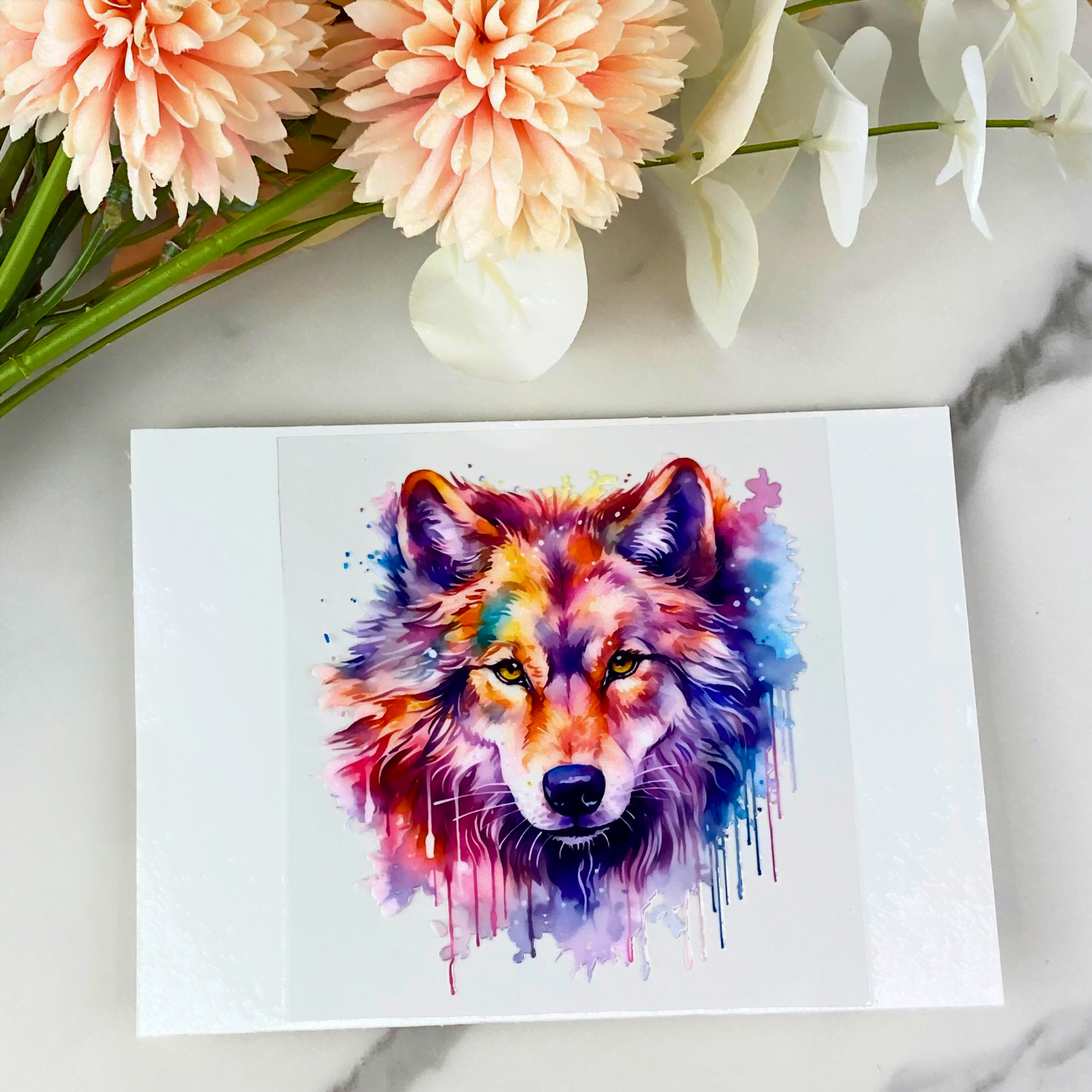 Wolf | 4" UV DTF Decal - HKS Custom Designs