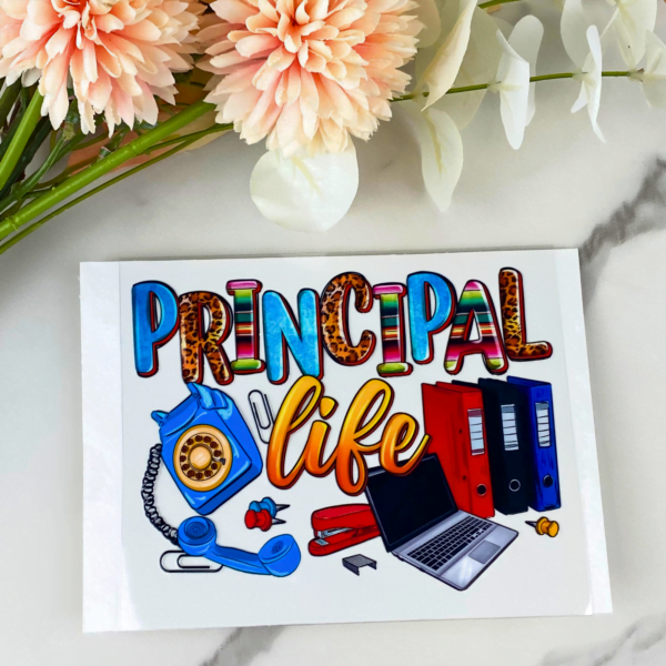 Principal Life | 4" UV DTF Decal - HKS Custom Designs