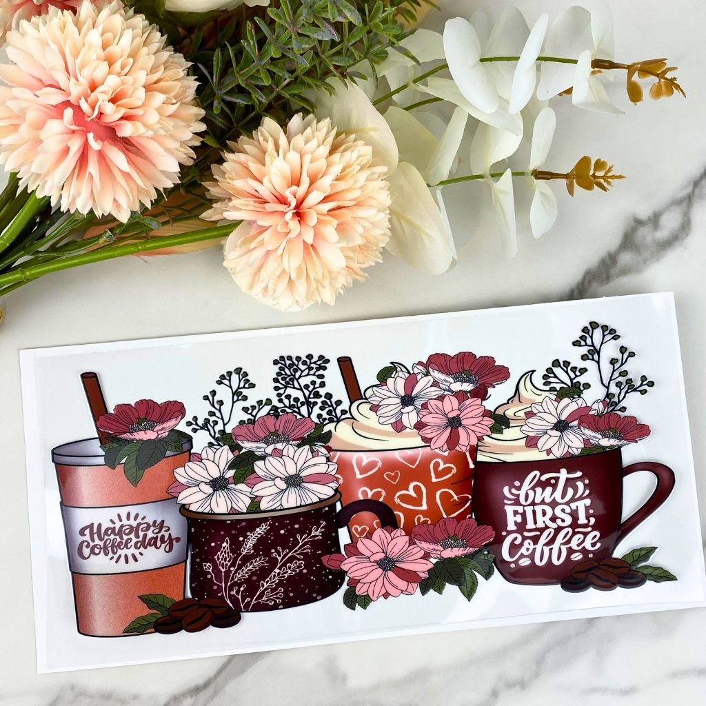 Coffee Mugs | 16 Oz UV DTF Wrap - HKS Custom Designs