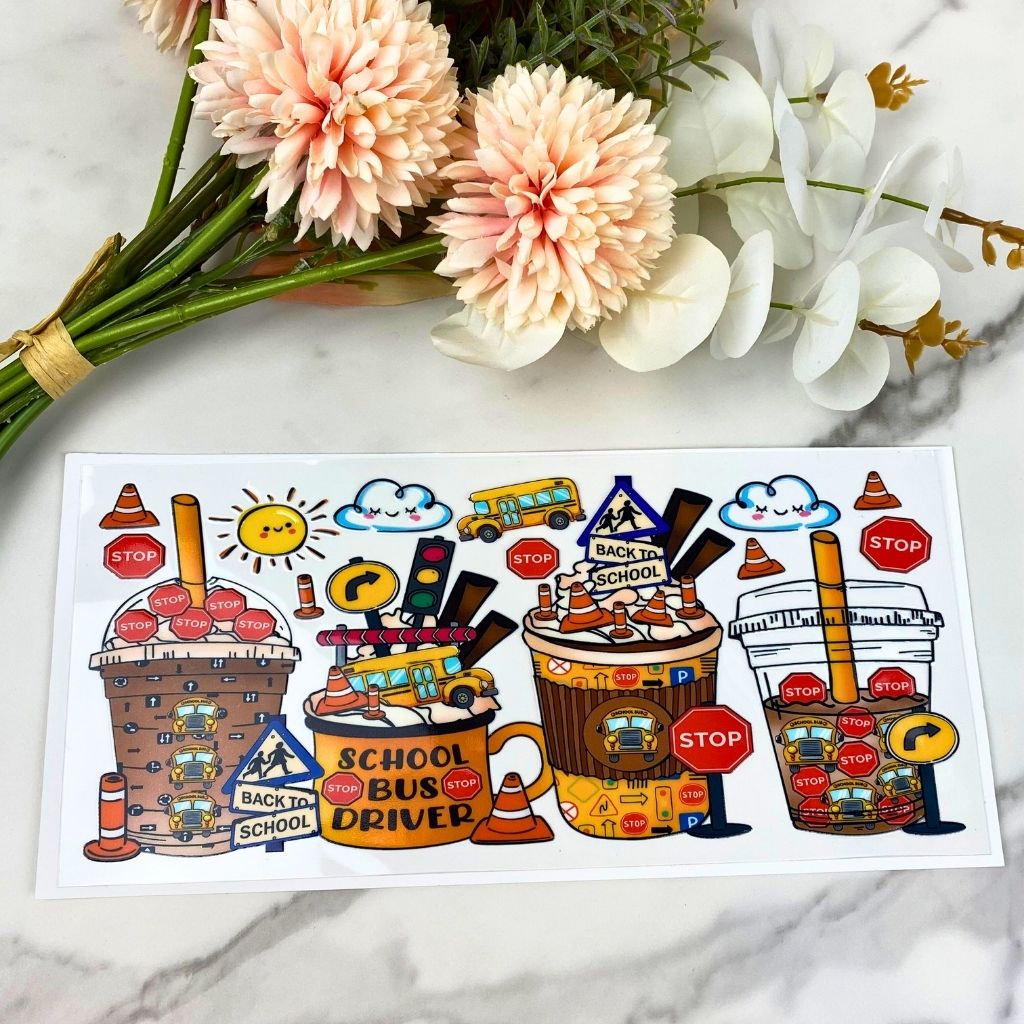 Bus Driver | 16 Oz UV DTF Wrap - HKS Custom Designs