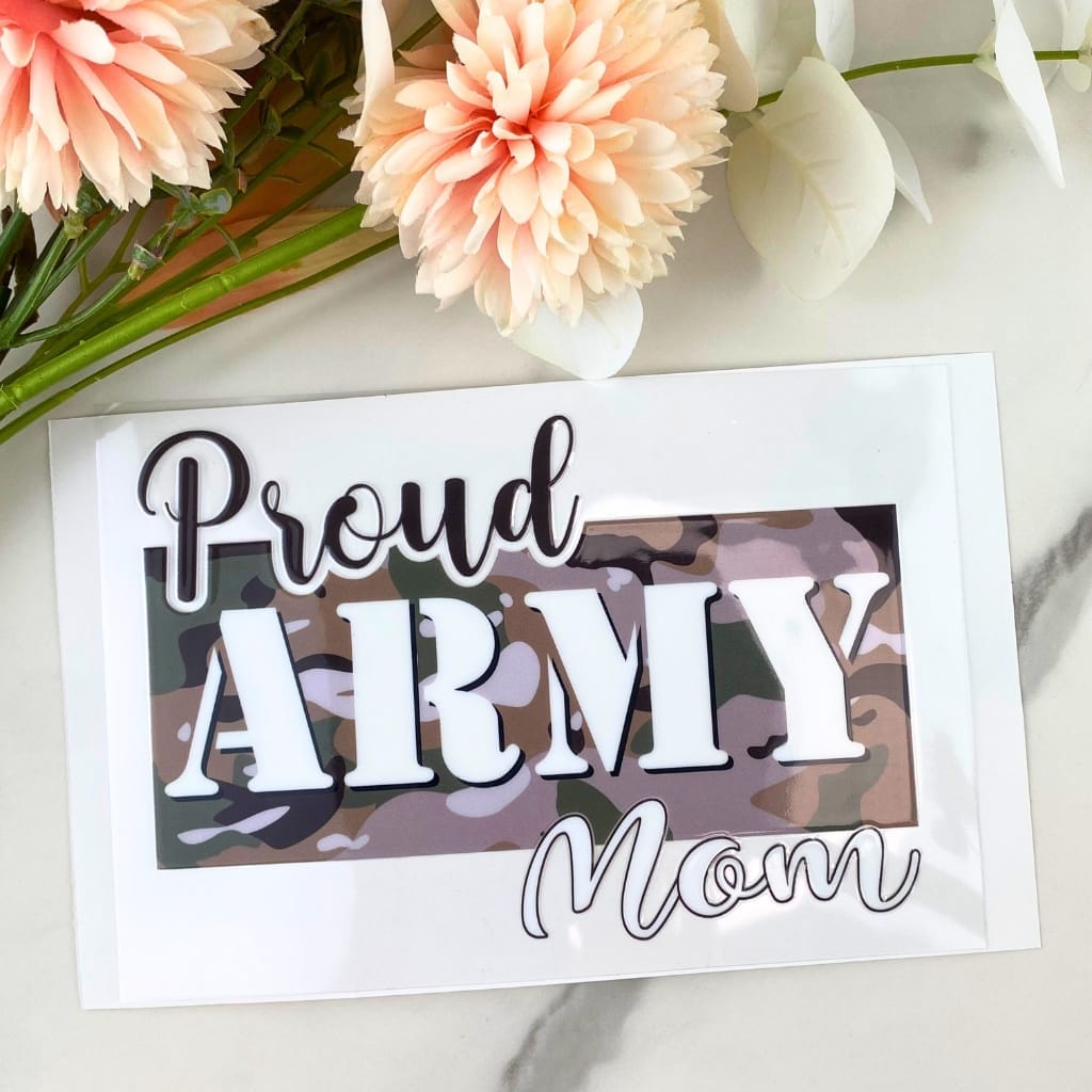 Army Mom | 4" UV DTF Decal - HKS Custom Designs