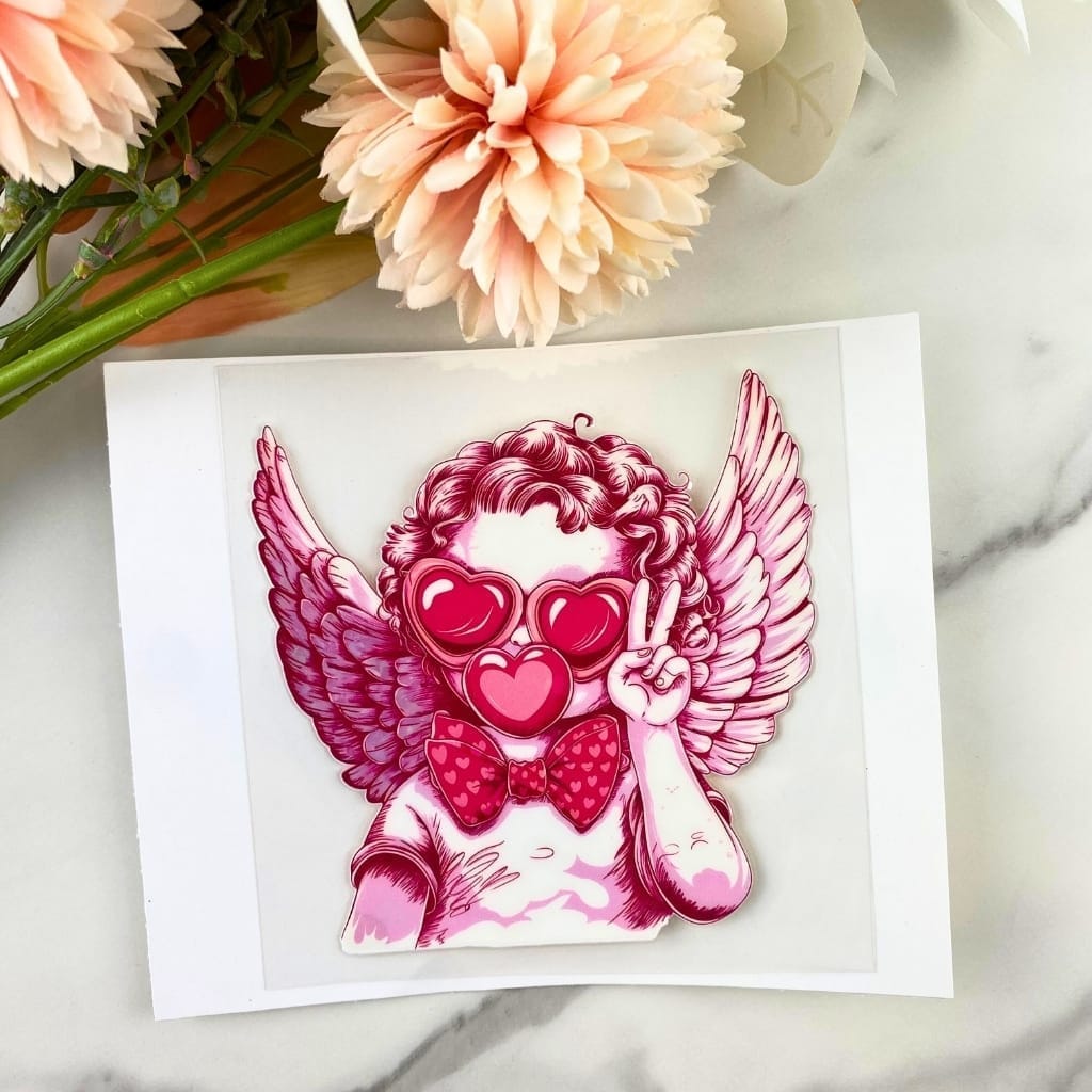 Bubblegum Cupid | 4" UV DTF Decal - HKS Custom Designs