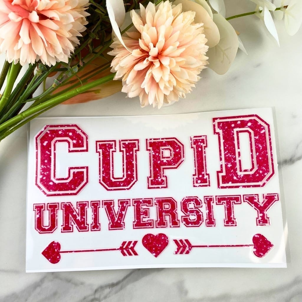 Cupid University | 4" UV DTF Decal - HKS Custom Designs