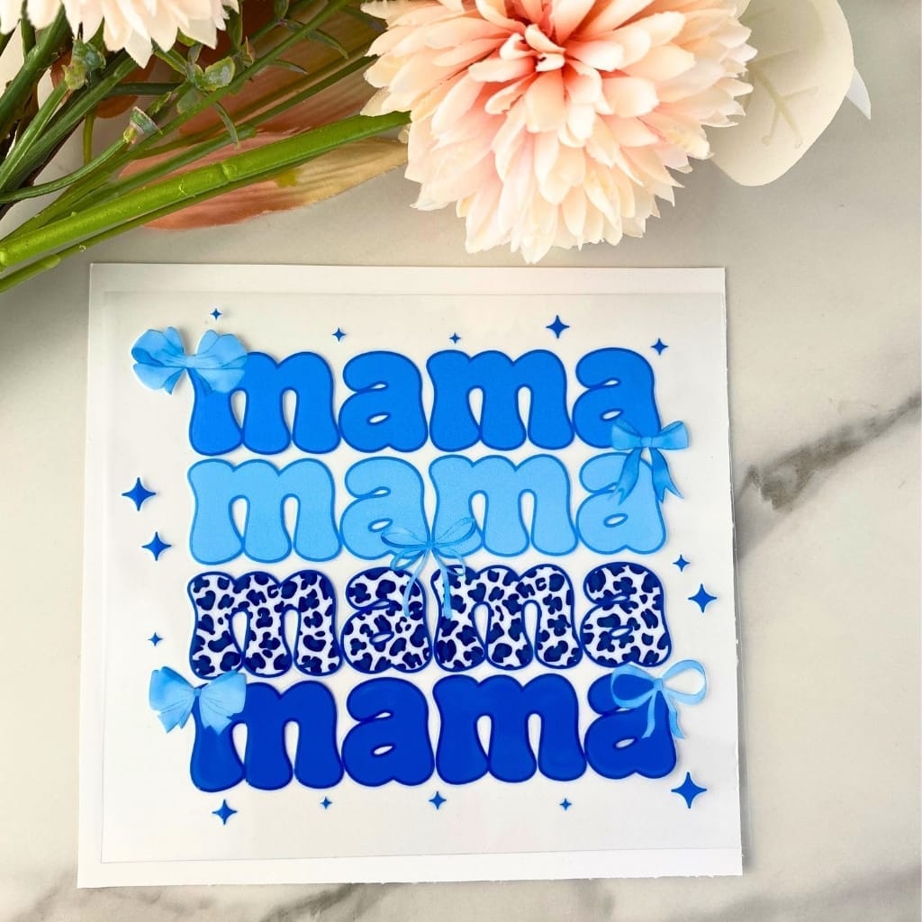 Blue Mama | 4" UV DTF Decal - HKS Custom Designs