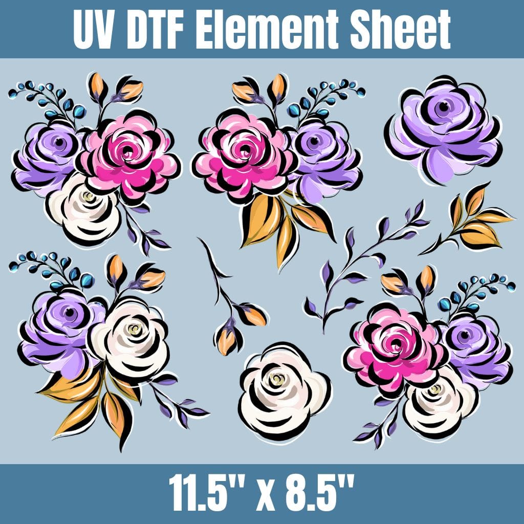 Doodle Roses | Element Sheet – HKS Custom Designs