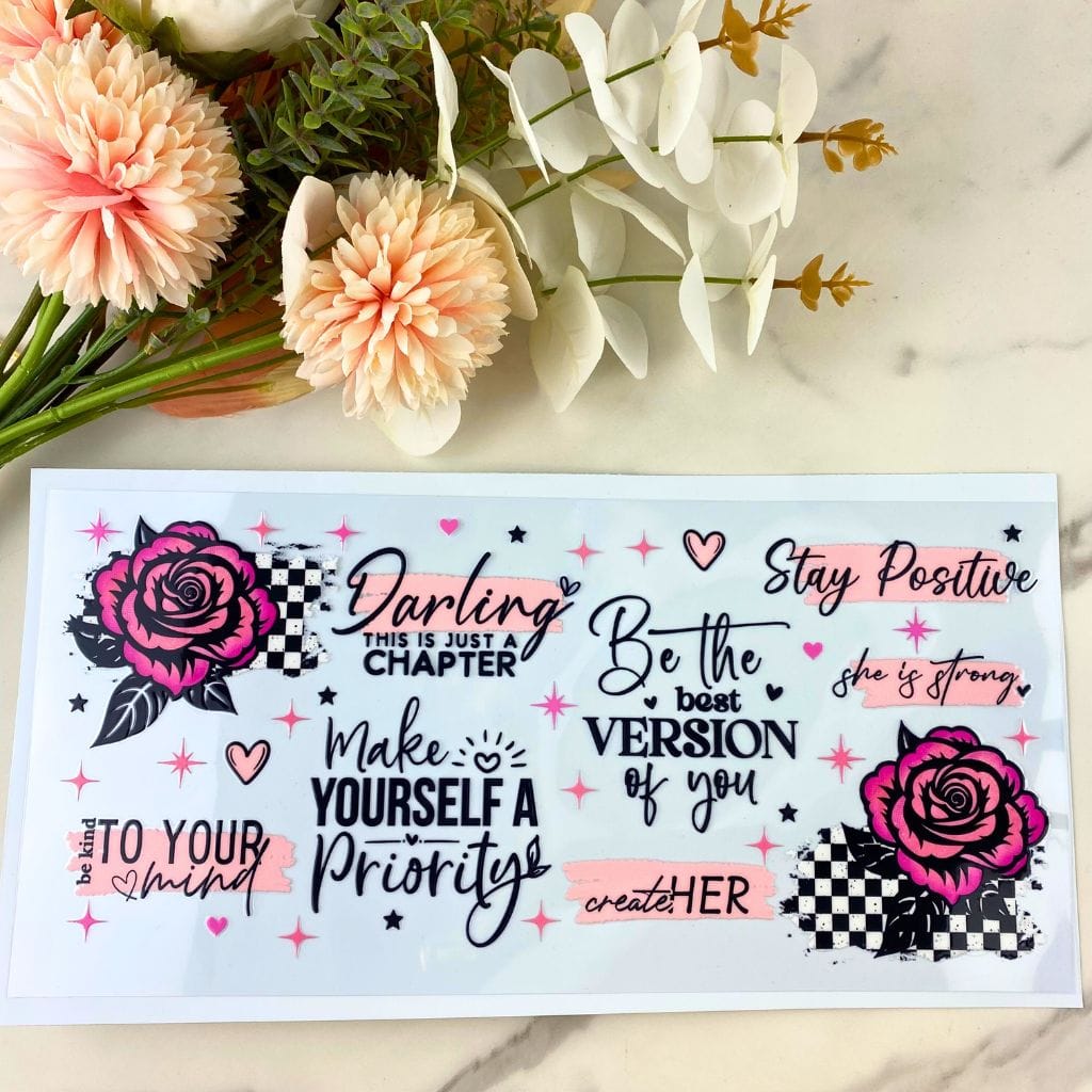 Be the Best Version | 40 oz UV DTF Wrap – HKS Custom Designs